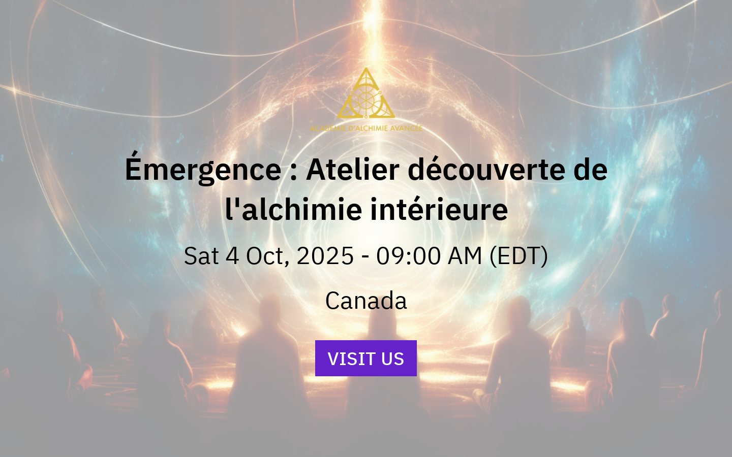 Atelier découverte de l'alchimie intérieure